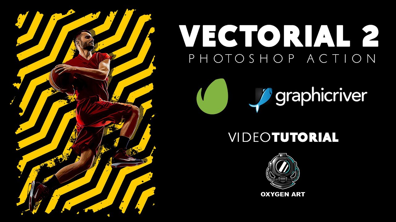 Vectorial 02 - Vector Art Photoshop Action - YouTube
