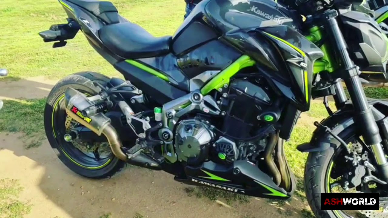 Akrapovic Exhaust for Kawasaki Z900 - YouTube