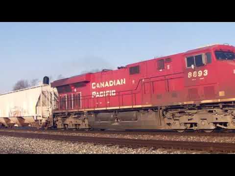 NS 148 @ CLYMERS, IN 2 27 24 NS 7671 CP 8893 NS 3639DPU - YouTube
