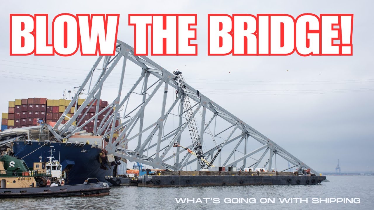 FIRE IN THE HOLE! | Baltimore to Blow the Key Bridge Off MV Dali - YouTube