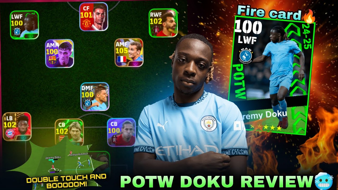 POTW CARD FIRE CARD New Doku Gameplay Review 🤯 | Obito Gaming - YouTube