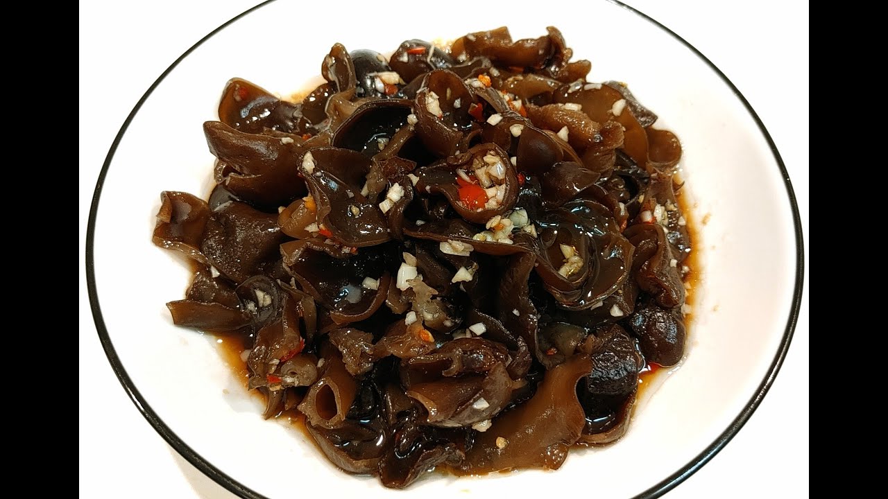 vlog 46:凉拌黑木耳/Black Fungus Salad with Garlic and chilli/蒜香微甜辣/简易家常菜 ...