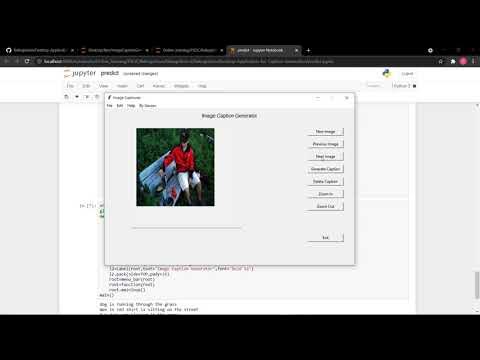 CNN LSTM Automatic Caption Generator Application - YouTube