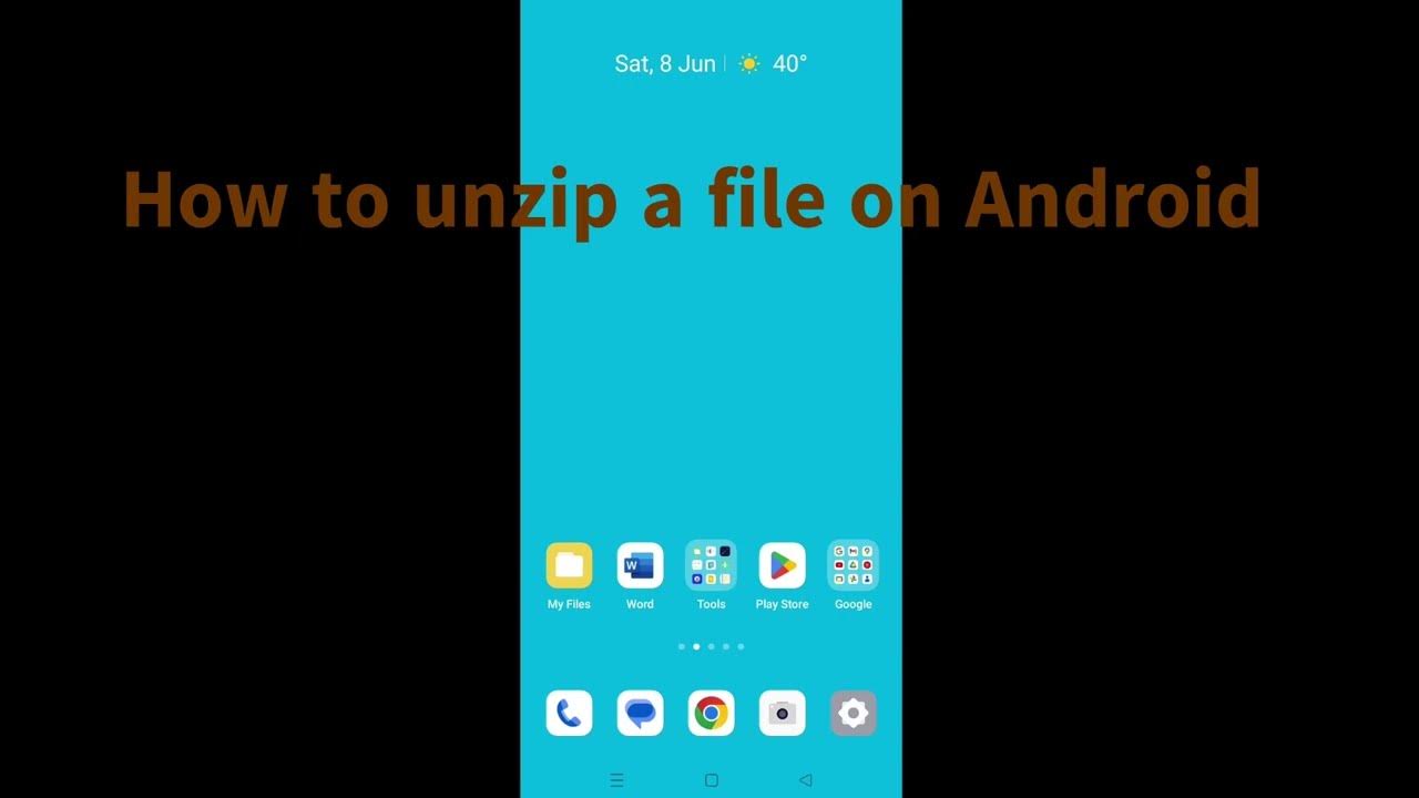 How to unzip a file on Android | Extract .ZIP file on Phone - YouTube
