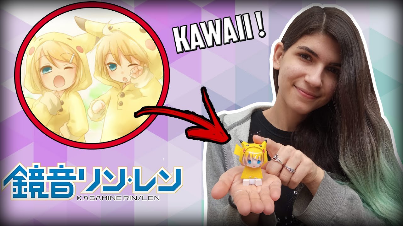 🍊🍌Como fazer a RIN e o LEN KAGAMINE vestidos de PIKACHU dos VOCALOIDS ...
