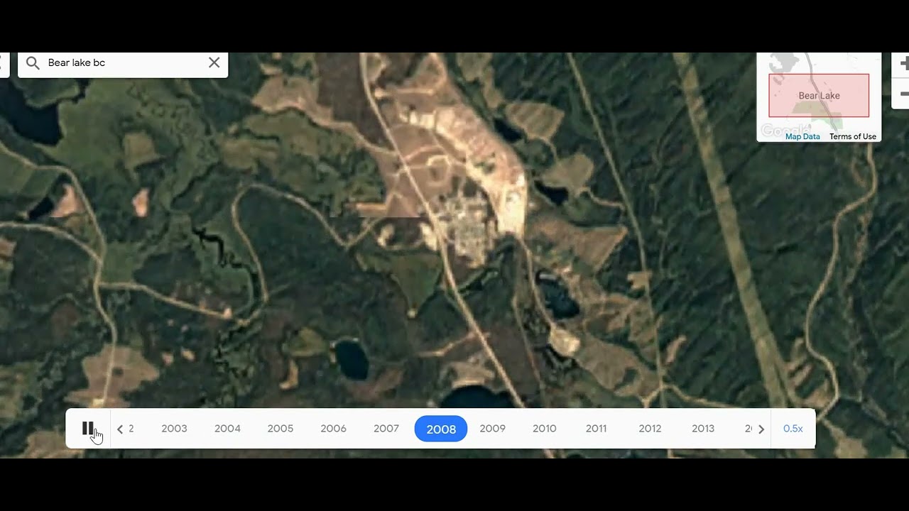 Google earth engine time-lapse demo - YouTube