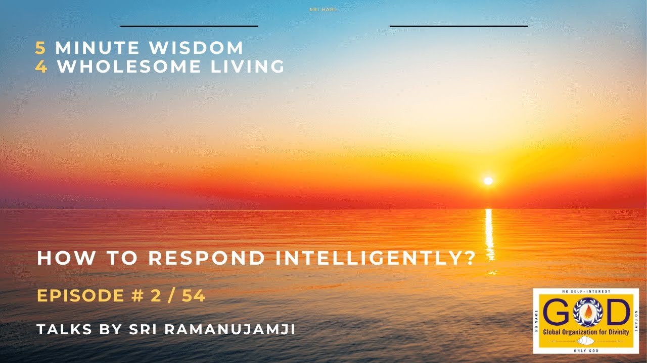 #2 (5min) How do we respond intelligently? - YouTube