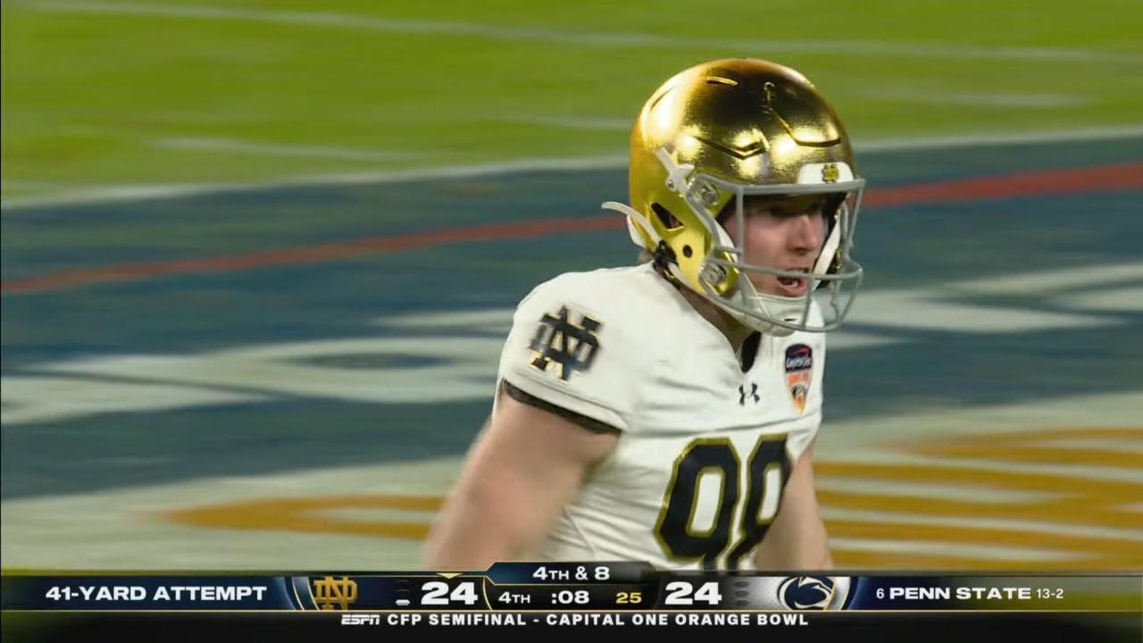 Mitch Jeter Game-Winning Field Goal vs. Penn State - YouTube