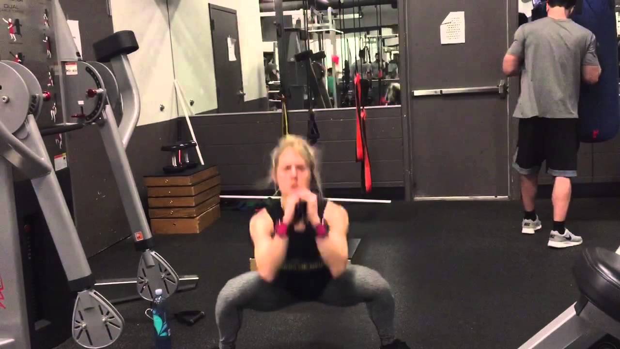 Wide Stance Squat Jumps - YouTube
