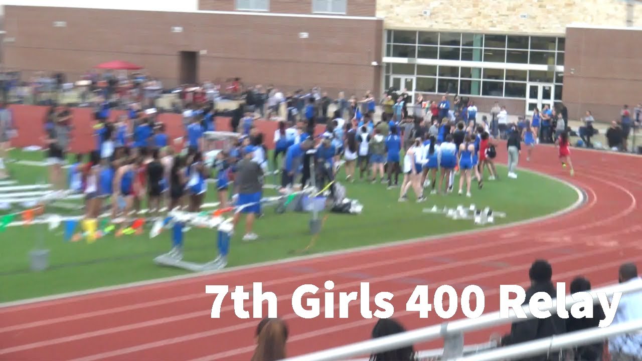 All Four 400 Relays at the Dieterich MS Track Meet - YouTube