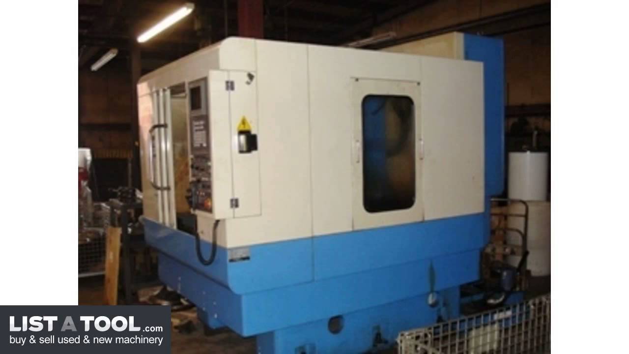 Hyundai SPT-V30TD CNC Drilling & Tapping Machine - YouTube