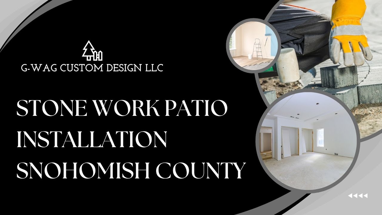 Stone Work Patio Installation Snohomish County - YouTube