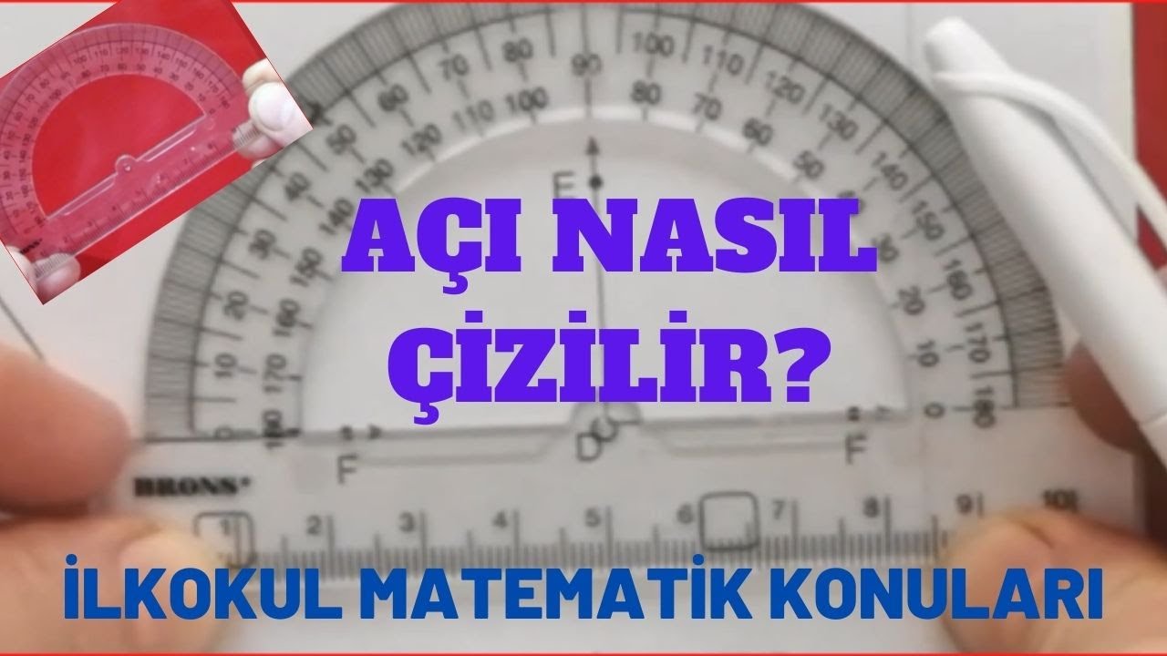 AÇI NASIL ÇİZİLİR? AÇIÖLÇER -İLETKİ NASIL KULLANILIR? - YouTube