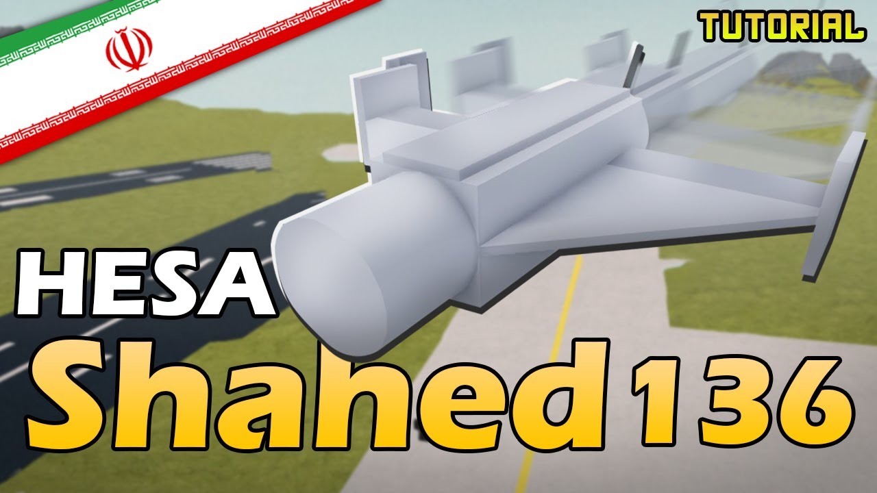 HESA Shahed 136 Kamikaze Drone | Plane Crazy - Tutorial - YouTube