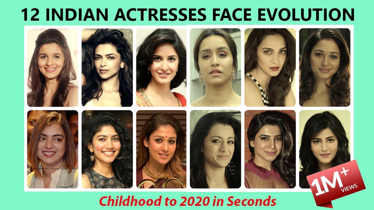 Top Indian Actresses Evolution|ft Alia Bhatt,Shraddha,Nayanthara ...