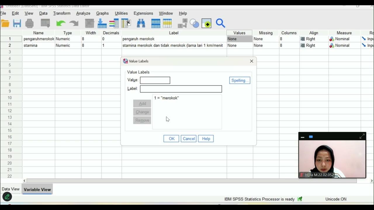TUGAS MANDAT CARA INPUT DATA MENGGUNAKAN SPSS - YouTube