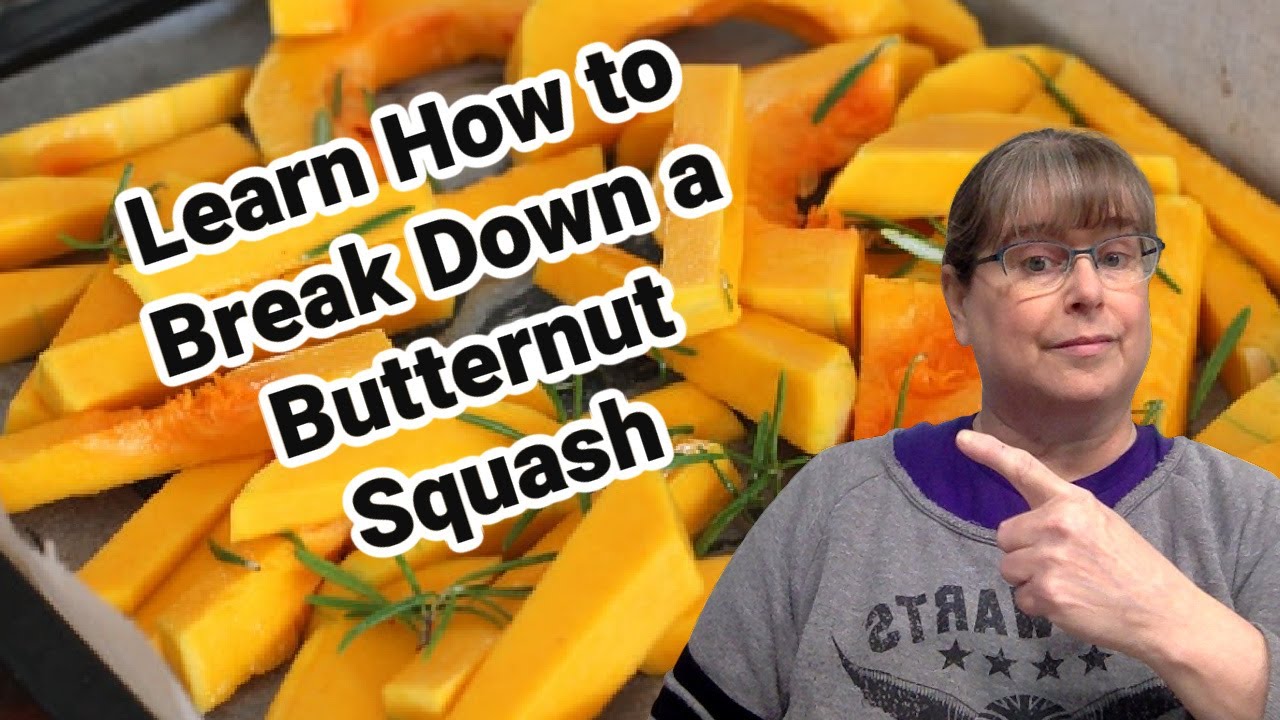How to Breakdown a Butternut Squash - YouTube