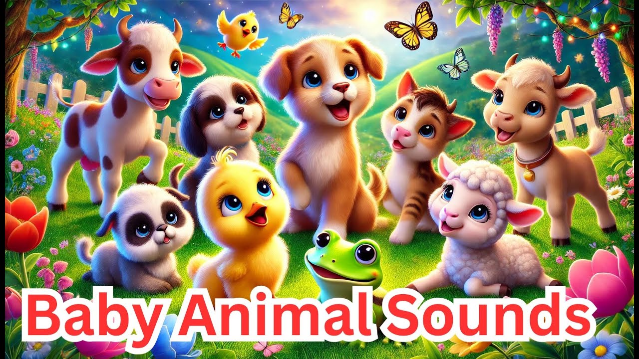 Baby Animal Sounds: Fun & Educational for Toddlers - YouTube