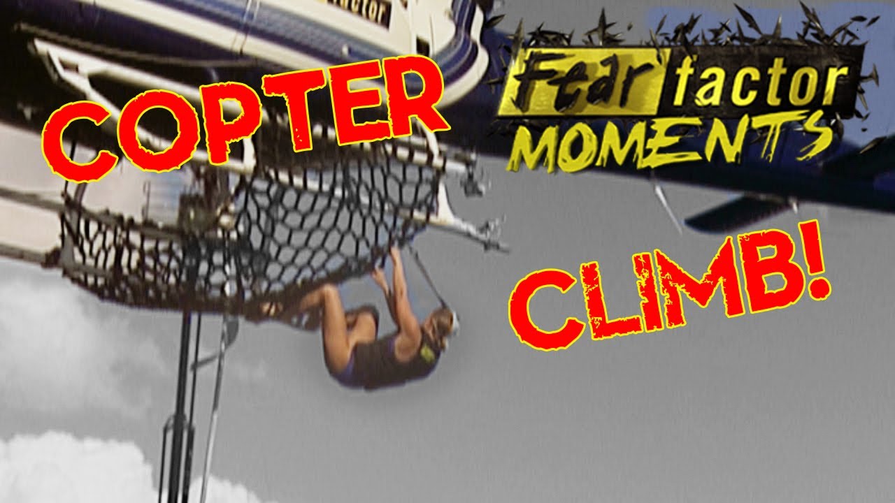 Fear Factor Moments | Helicopter Crawl and Rope Slide - YouTube