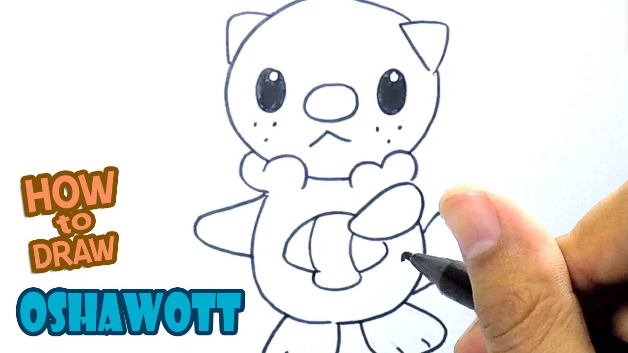 How to Draw Oshawott | Drawing Pokemon - YouTube