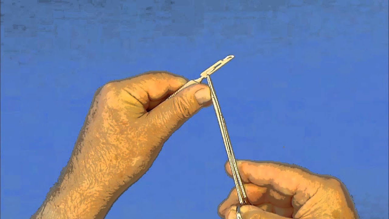 Removing Scalpel Blade Practice - Dental / Medical / Surgical Technique ...