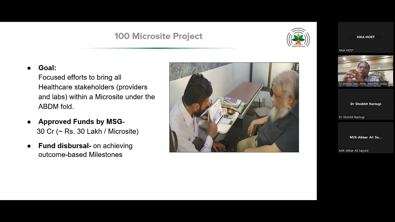 Microsite- NHA meeting with Interface agencies for Microsite Project (3 ...