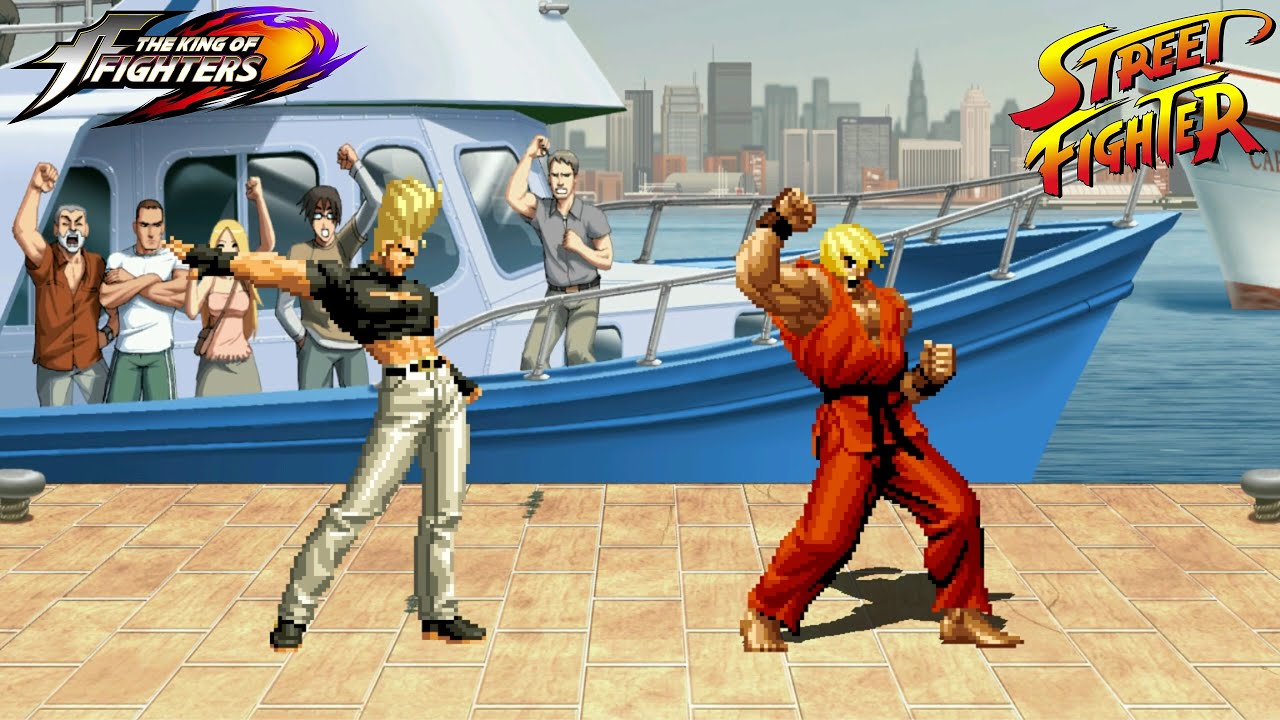 KOF VS SF || Master Ken Vs Benimaru Nikaido || Fire Vs Electricity ...