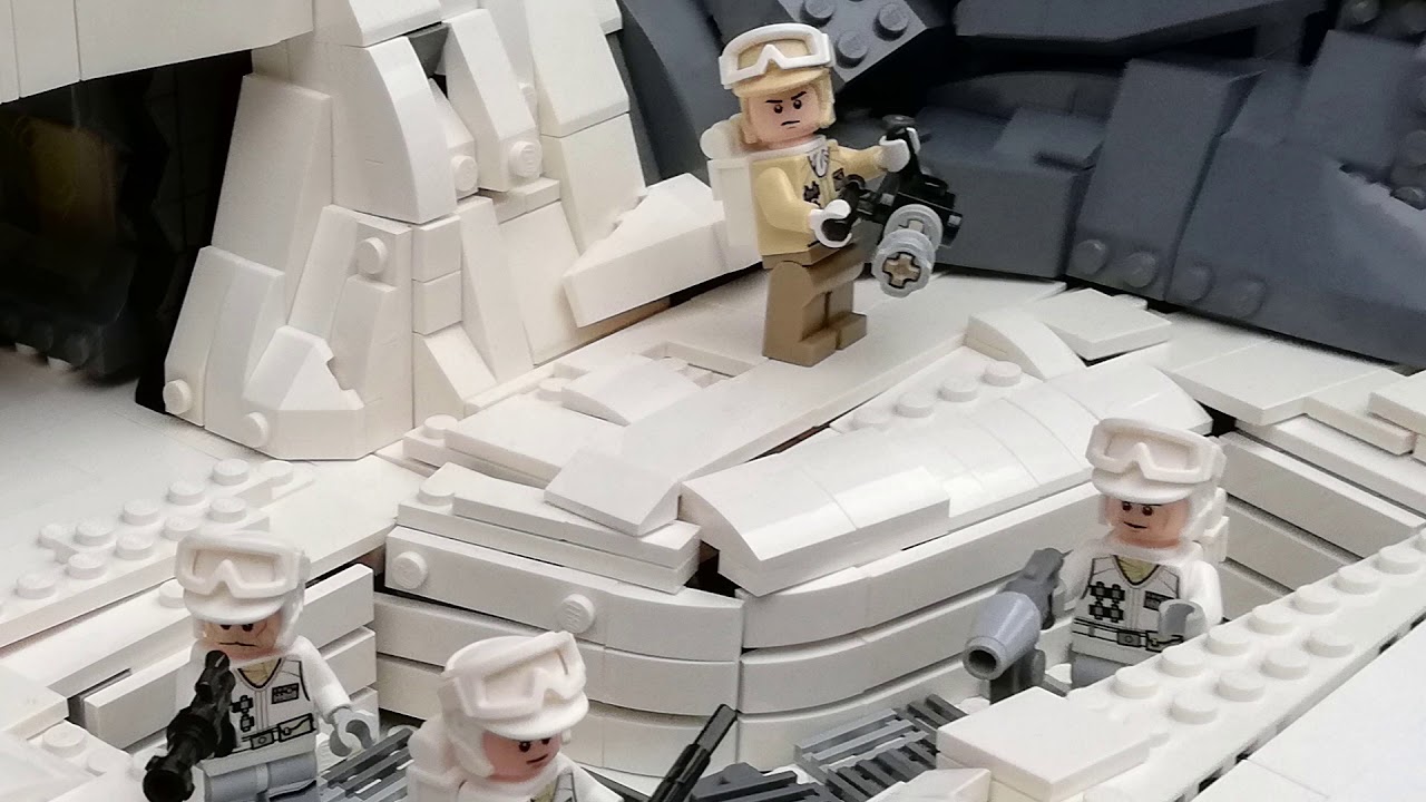 Lego Star Wars Rebel Base On Hoth MOC - YouTube
