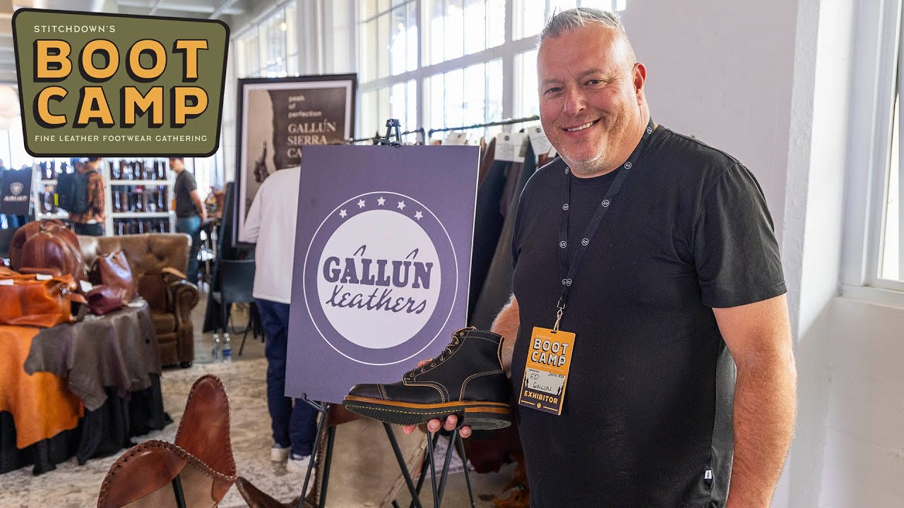 I visited Gallun Leathers at Boot Camp 2024 - YouTube
