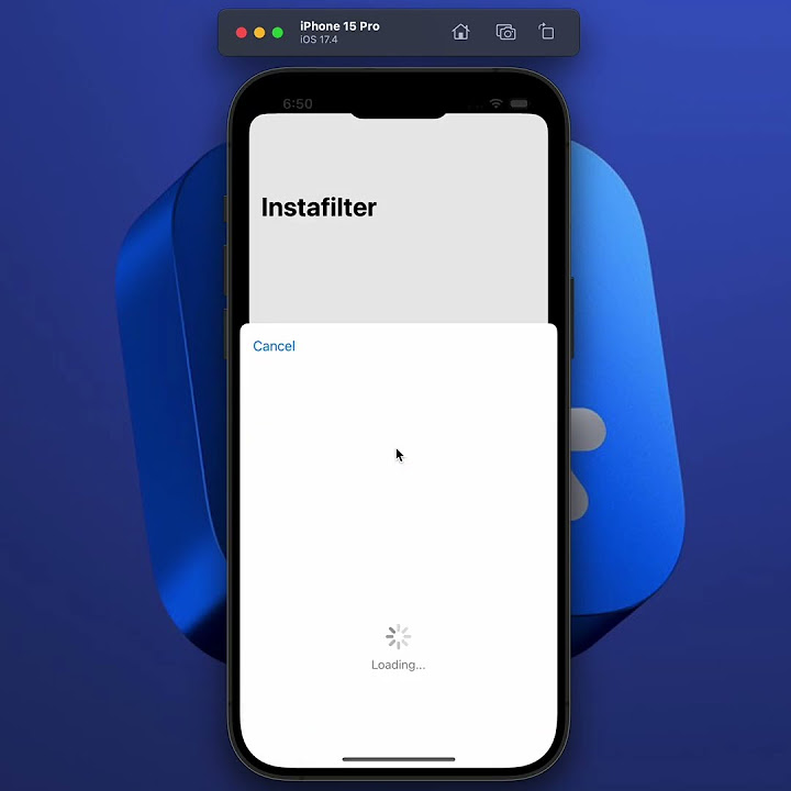 100 Days Of Swiftui Project 13 Instafilter Youtube