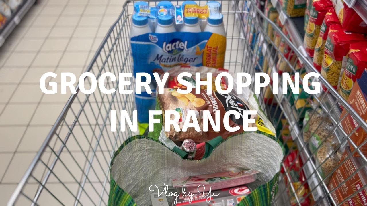 Grocery Shopping 🛒 in France in June 2/2. French Supermarket June ...