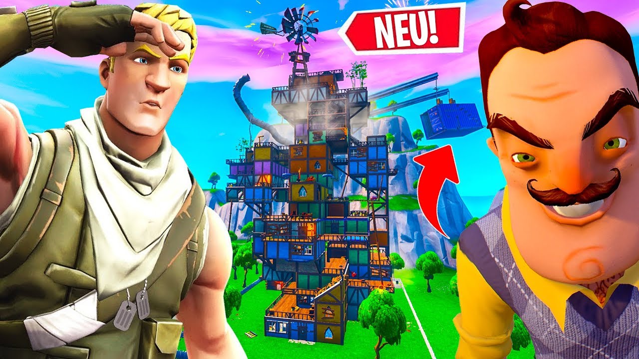HELLO NEIGHBOR spielen in FORTNITE! - YouTube