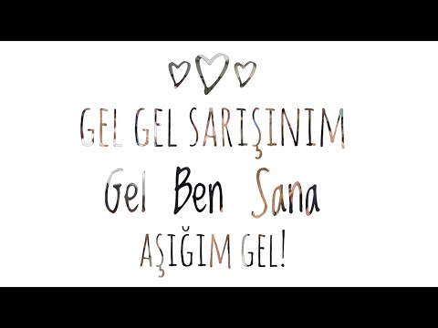 Gel Gel Sarışınım Gel