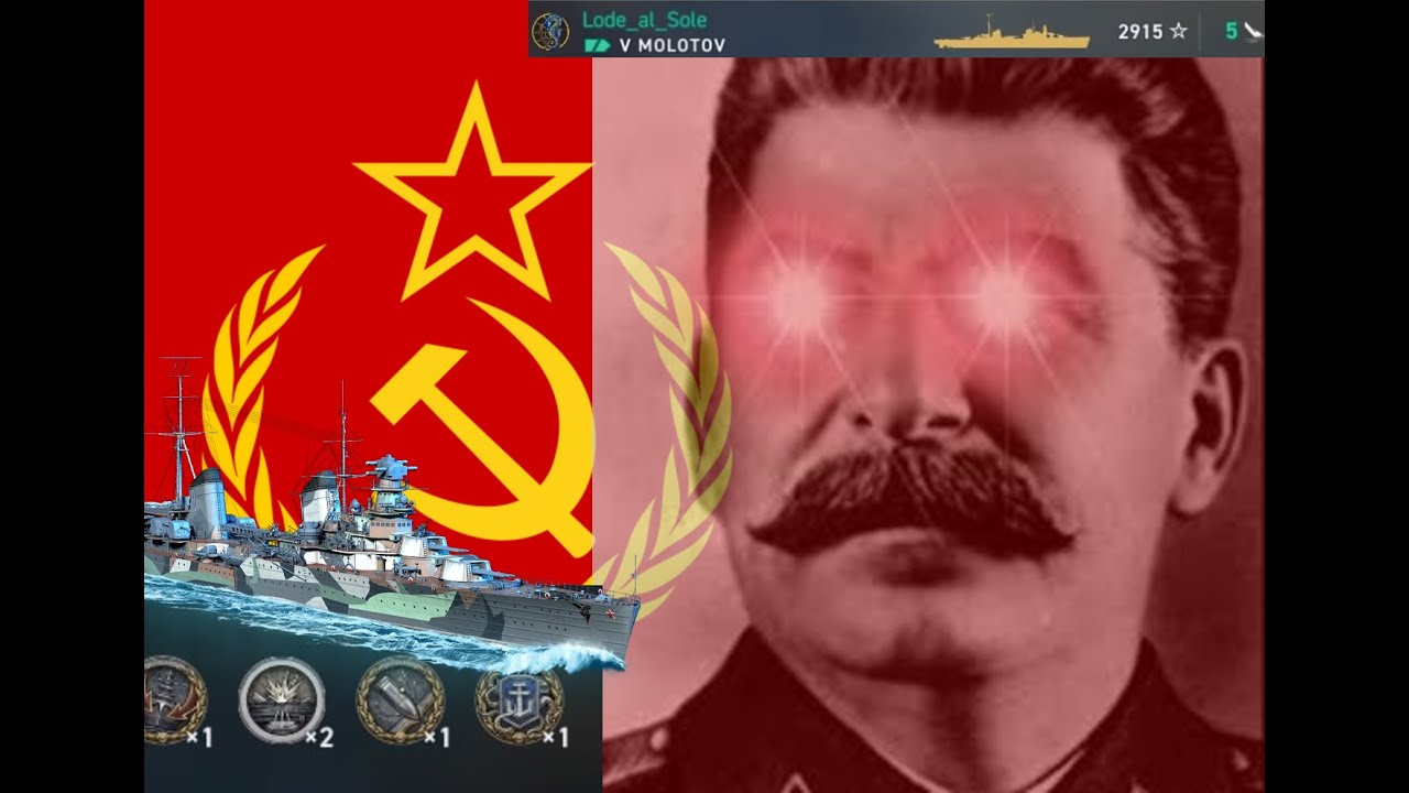 World of Warships Legends ITA - Da, Tovarisch! Molotov double devstrike ...
