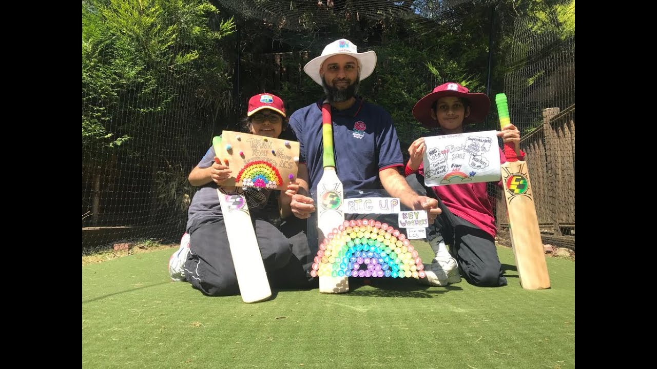 LCS Cricket Academy raise our bats for Key Workers - YouTube
