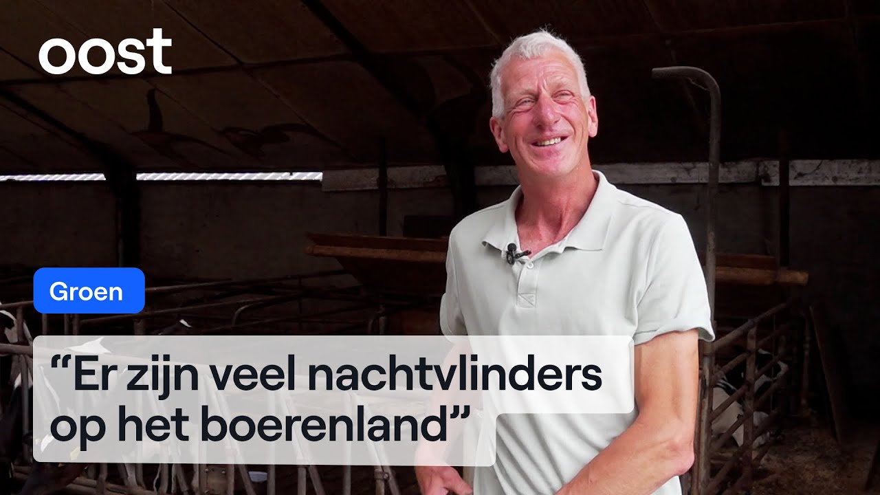 Boer Gert heeft de 100.000ste nachtvlinder gevonden! | RTV Oost - YouTube