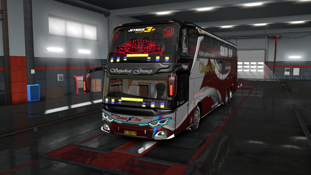 Modifikasi Adiputro Jetbus 3 UHD livery Sempati Star "Erdogan" |#ets2 # ...