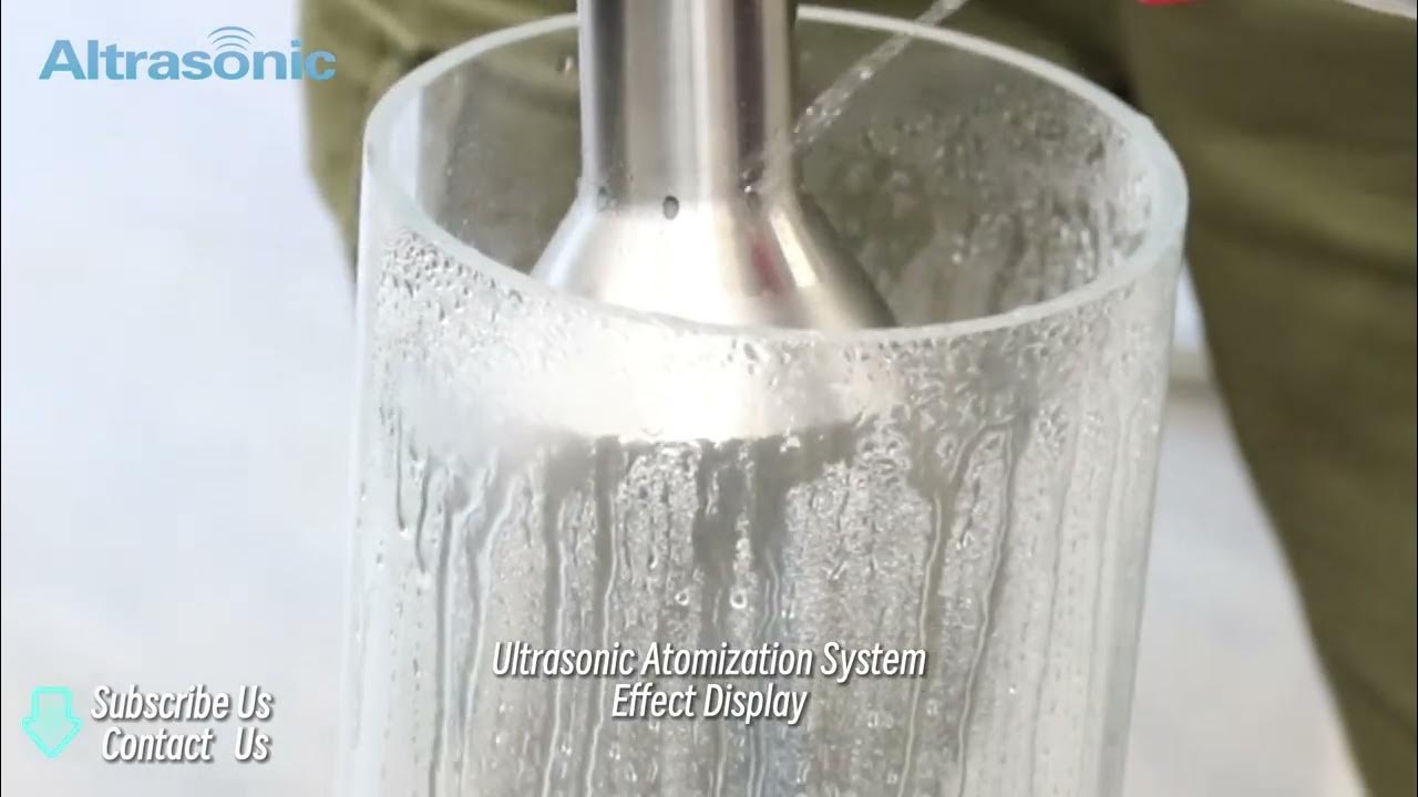 Ultrasonic Atomization System Effect Display - YouTube