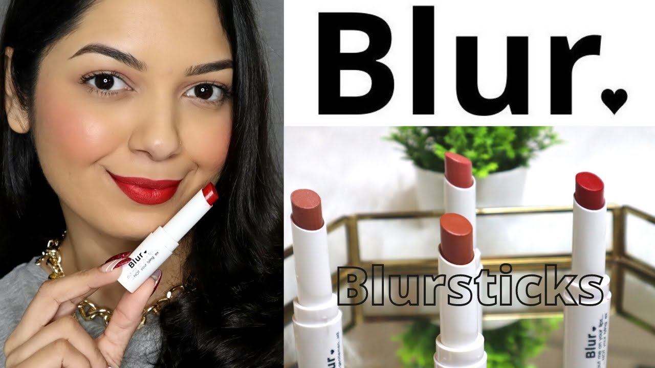 *NEW* BLUR INDIA "BLURSTICKS" REVIEW & SWATCHES | ALL 4 SHADES ...