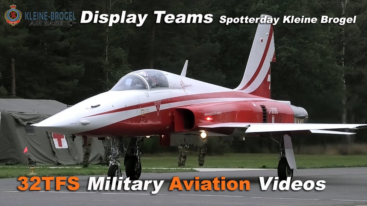 Military Display Teams at Spotterday Kleine Brogel (EBBL) - YouTube