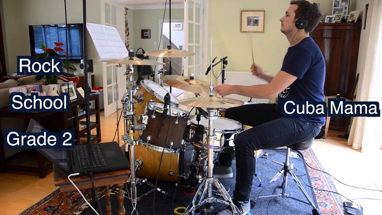 Rockschool Grade 2 Drums - Cuba Mama - YouTube