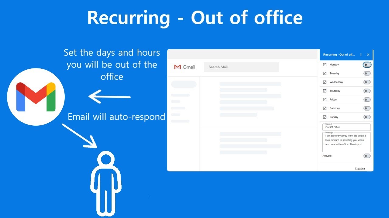 Recurring - Out of Office - Tutorial - YouTube