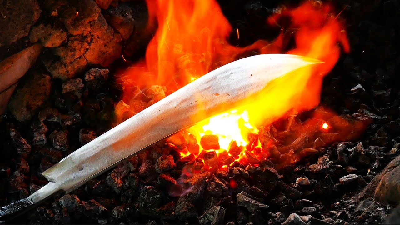 Sword Making Forging a Katana Sword - YouTube