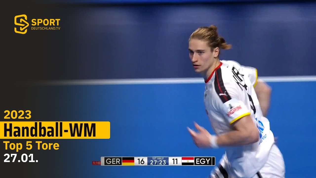 Zum Zunge schnalzen! Die Top 5 Tore der Handball-WM am 27.01. | SDTV ...