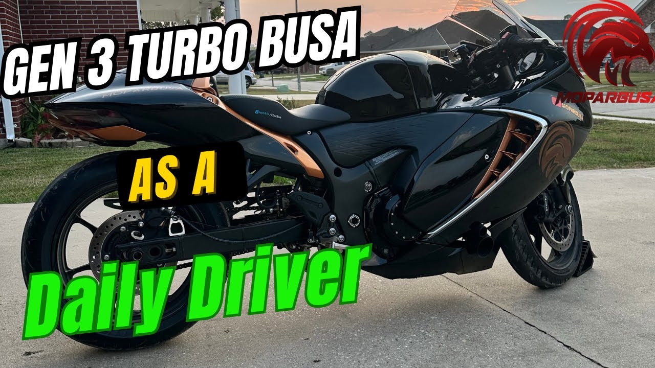 Experience the thrill: Daily commuting on a Turbo Busa - YouTube