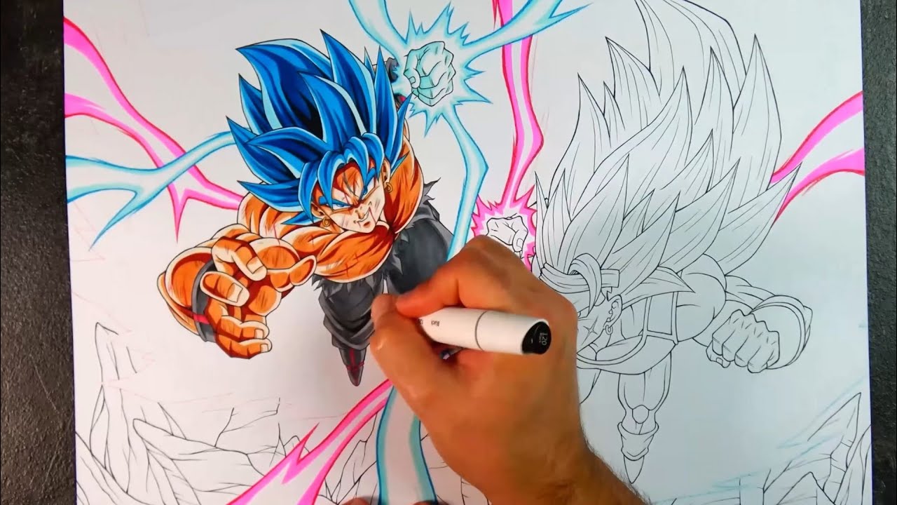 REAL TIME Drawing DYNAMIC Poses (Coloring) - YouTube