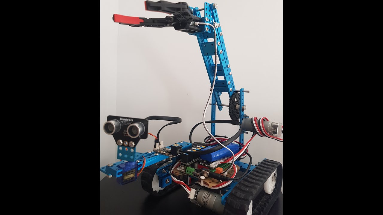 Makeblock obstacle avoiding vehicle - YouTube