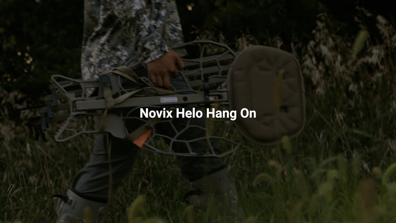 The Novix Helo™ Hang On Treestand - YouTube