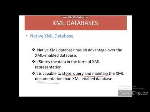 XML DATABASE TYPES AND XML ENABLED DATABASE - YouTube