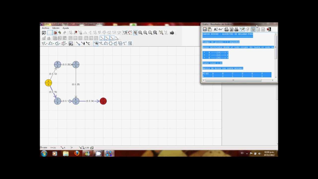 ¿como usar el programa grafos? tutorial - YouTube